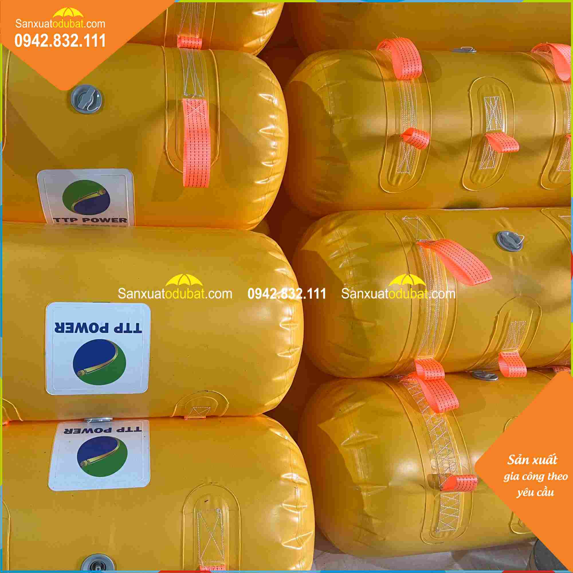 Phao nâng ống ,Phao nổi nâng đường ống, phao nâng ống nạo vét